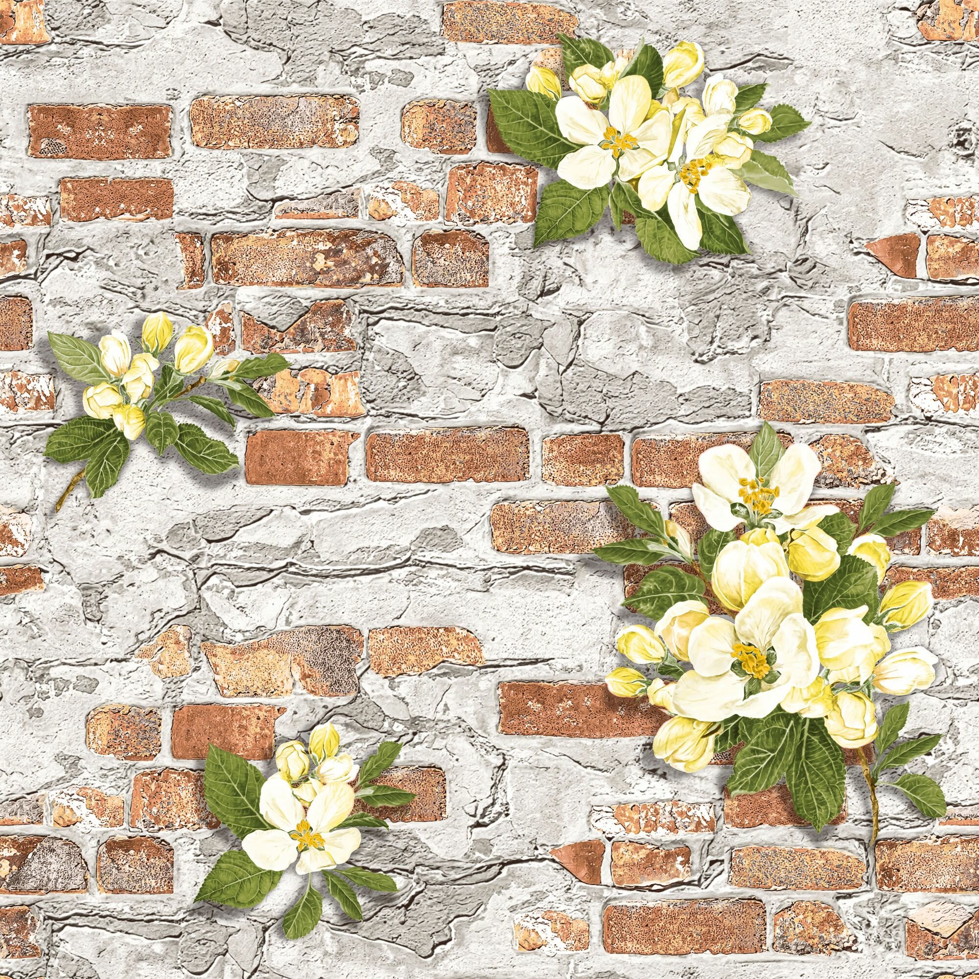 Обои бумажные, моющиеся, полуметровые, 0,53*10м, Крым 7