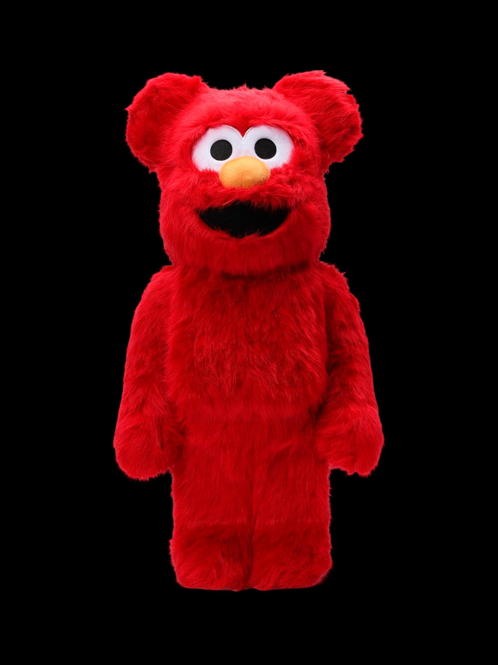 Коллекционная оригинальная фигура Bearbrick Sesame Street Elmo Costume Ver. 2 1000% / 70 см / Мягкий материал