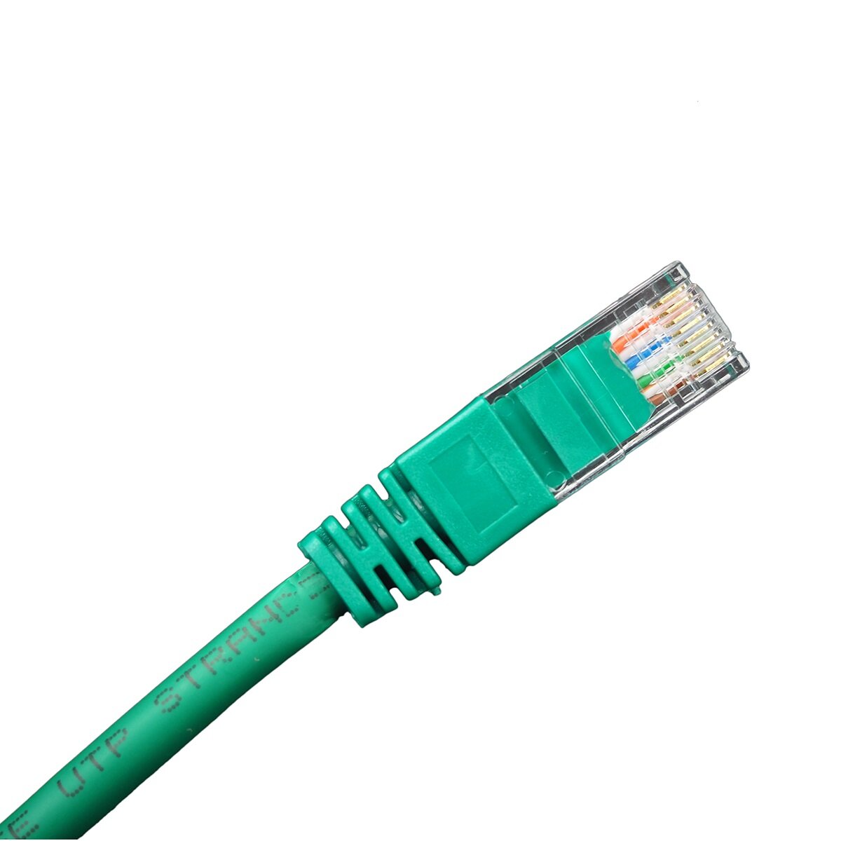 Шнур комм, кат. 5е, неэкр, U/UTP, RJ45/RJ45, 100 МГц LSZH, AWG24 0.3м, зелёный