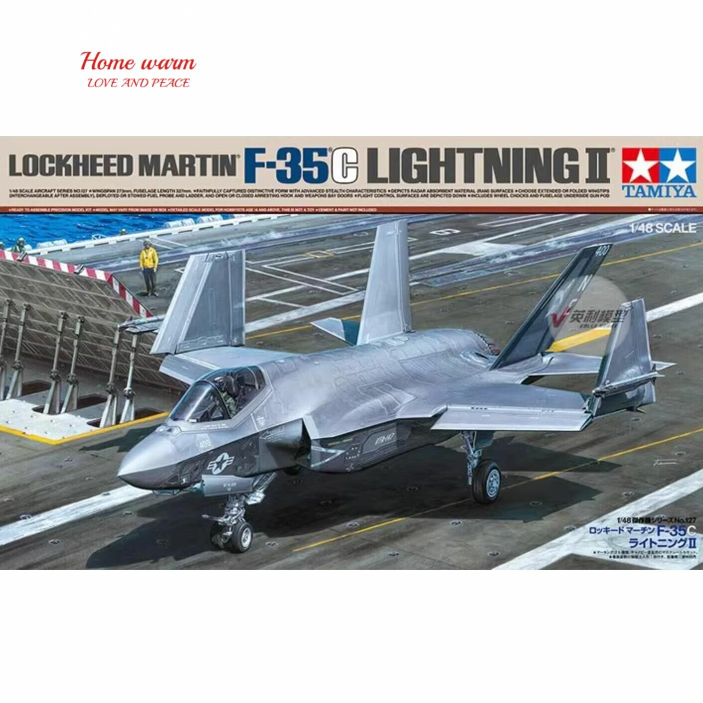 Tamiya 61127 1/48 Aircraft Series No.127 Lockheed Martin F-35C Lightning II Kit Комплект для моделей
