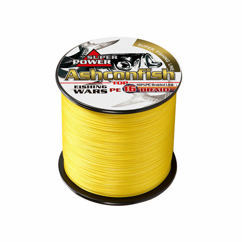 Леска рыболовная Dali Horse, 16-прядная, желтая, 1000 м