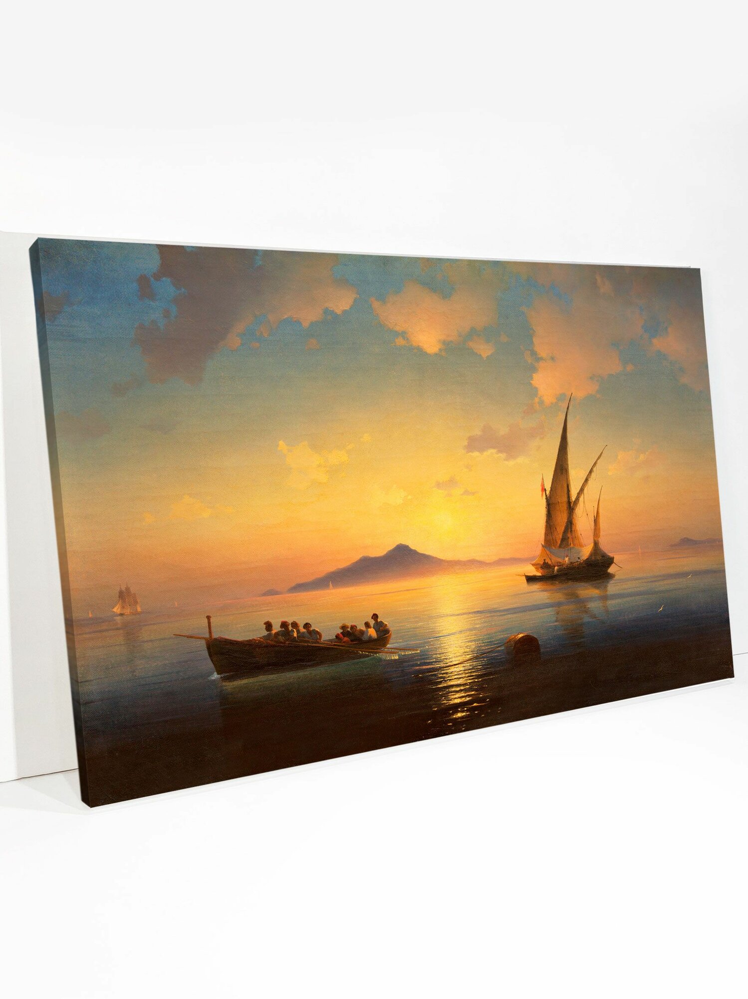 Картина Айвазовский Неаполитанский залив 1841г на холсте 30х40см