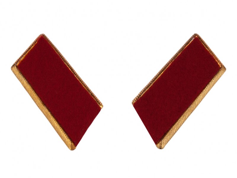 Петлицы красные парадные
