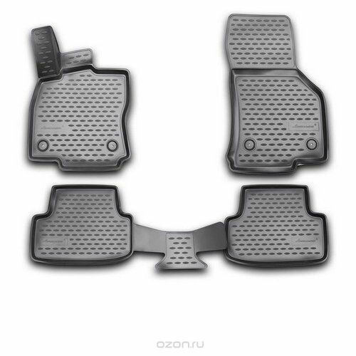 Набор автомобильных 3D-ковриков Novline-Autofamily для Volkswagen Golf VII, 2013->, в салон, 4 шт Autofamily NLC3D5144210k