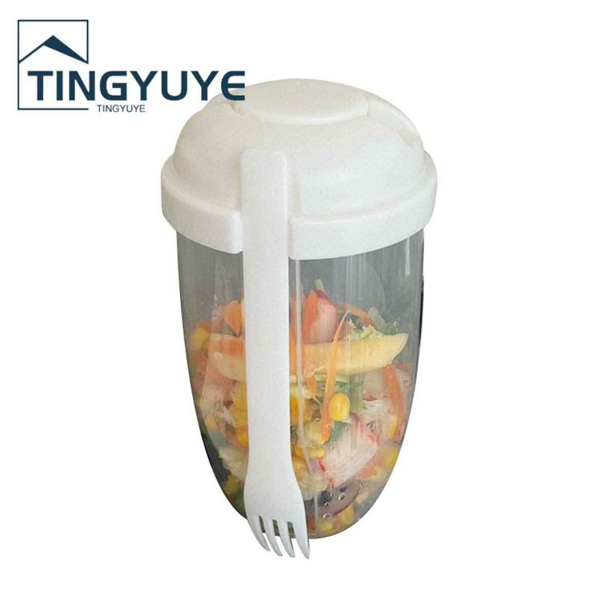 Контейнер для салата, легкий, повседневный обед, полезный для похудения, салатные чашки