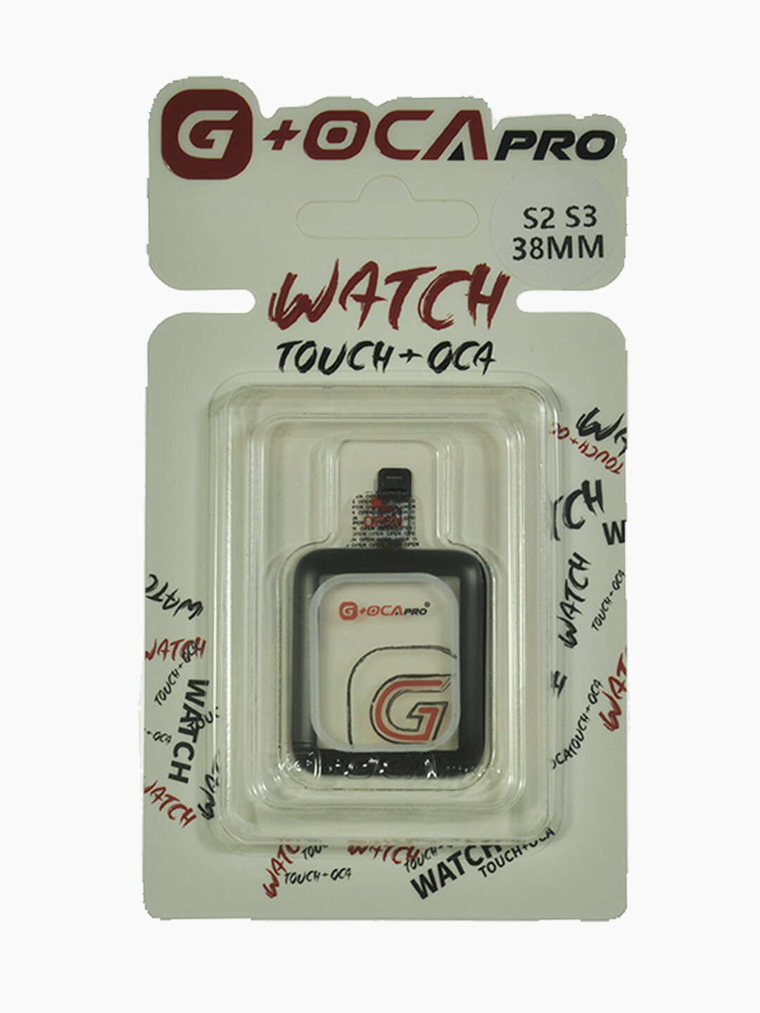 Тачскрин для Apple Watch 2/Watch 3 38mm black G+OCA PRO
