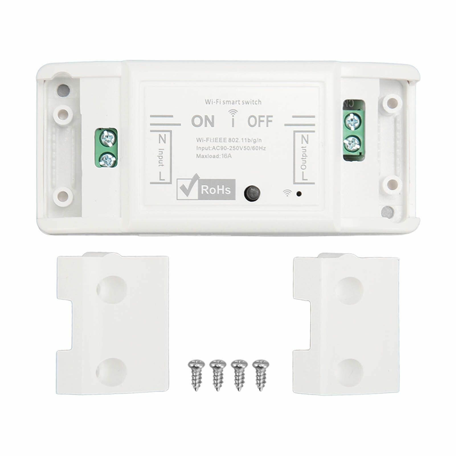 Мини-умное реле, Wi-Fi-переключатель, 8 групп, задачи синхронизации, пожарный рейтинг V0, модуль беспроводного освещения, пульт дистанционного управления для приложения Tuya для ZigBee