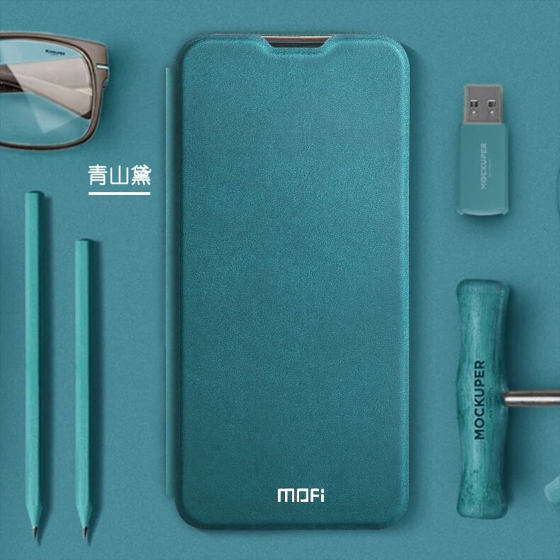 Тонкий чехол Mofi Redmi Note 14 Pro Plus с откидной крышкой/для Xiaomi Redmi Note 14 Pro 5G, чехол из искусственной кожи + силиконовый ТПУ для телефона, чехол Dark Green, Redmi Note14 Pro 5G