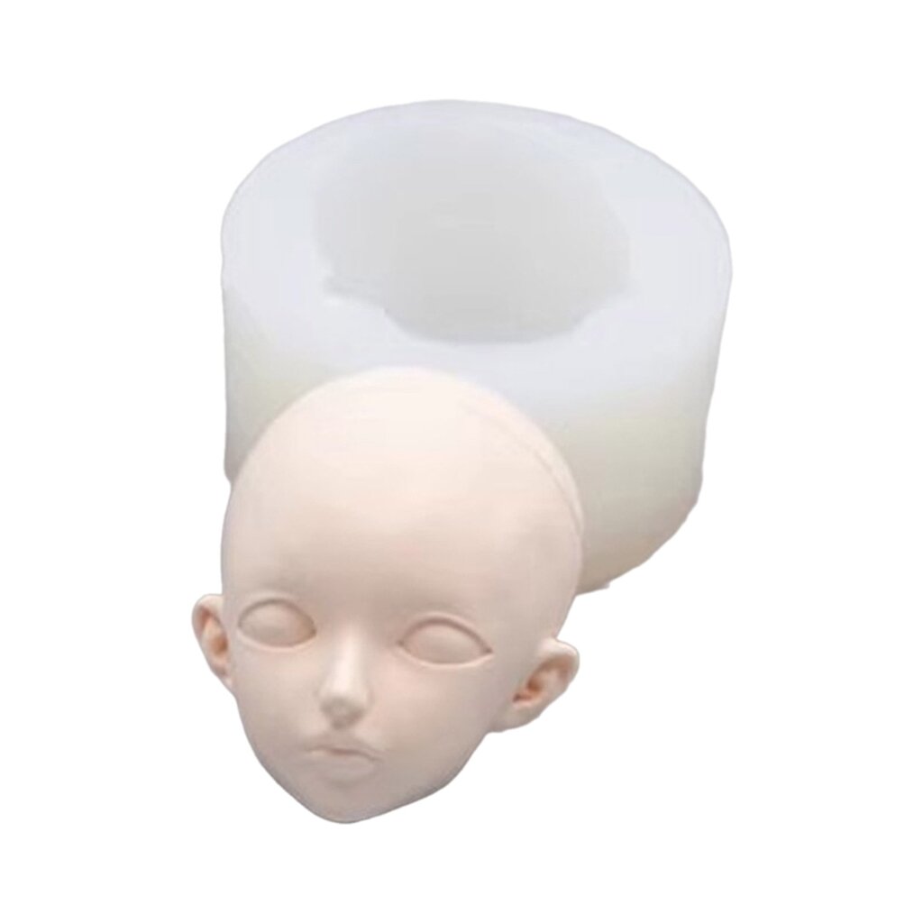 Глина мягкая глина помадная штукатурка клей смола форма для лица куклы типа E