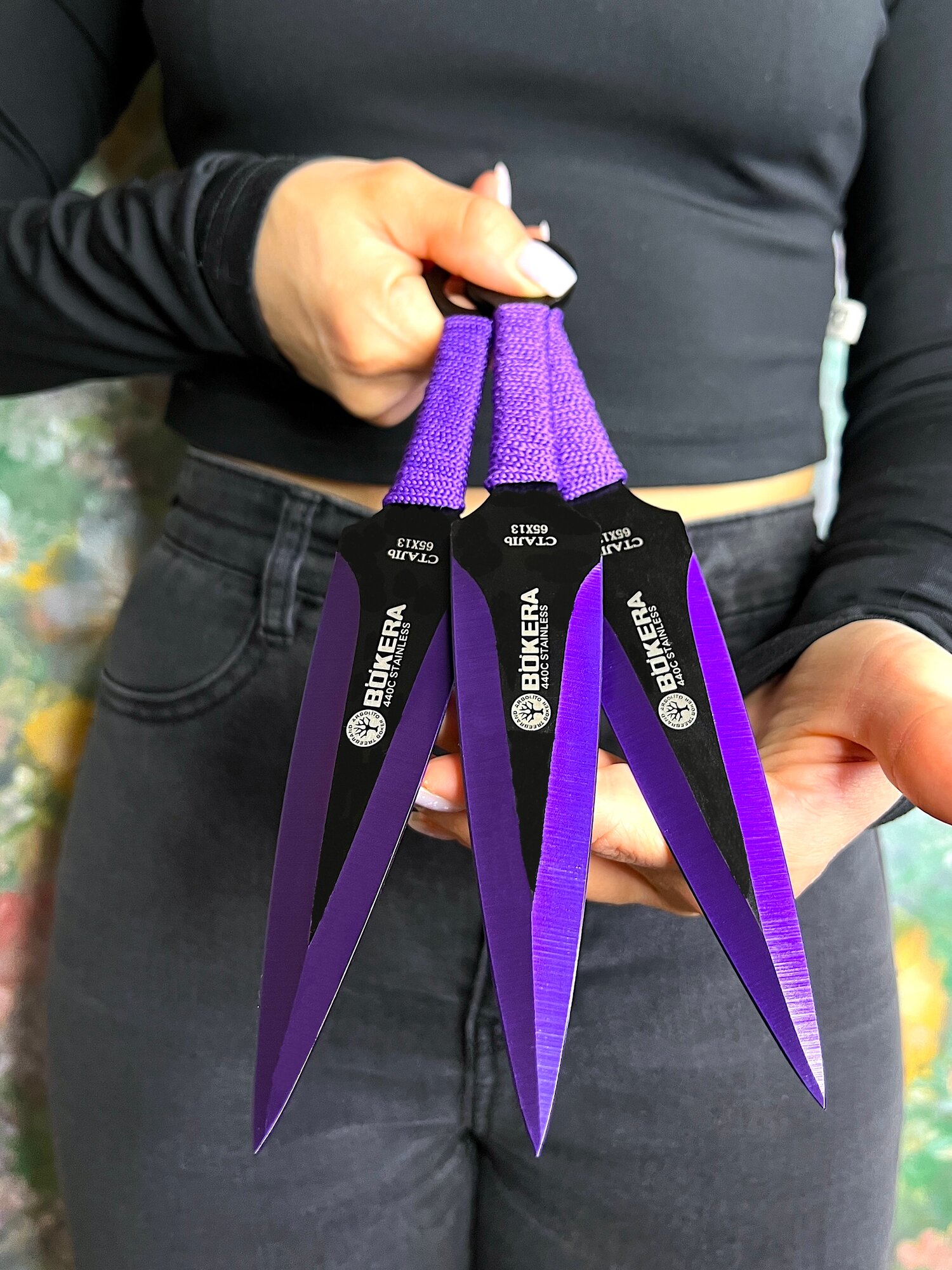 Набор тренировочных, спортивных ножей кунай арт. 360 / Не холодные ножи