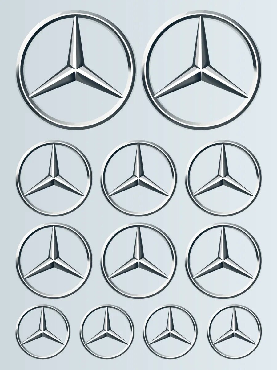 Термонаклейки на одежду MERCEDES-BENZ