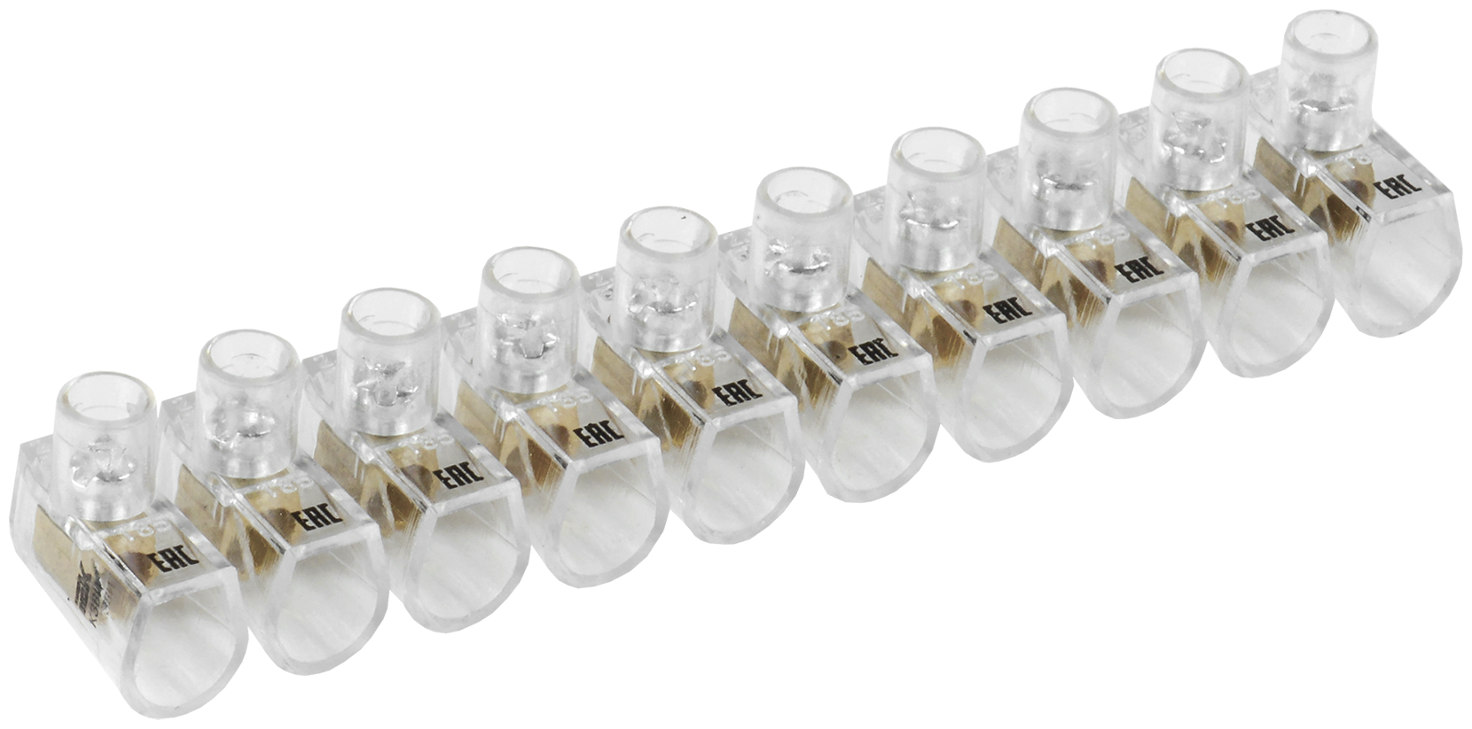 Зажим винтовой концевой изолированный кзви 2,5мм2 (10x1), IEK UZVK-025-10 (1 шт.)