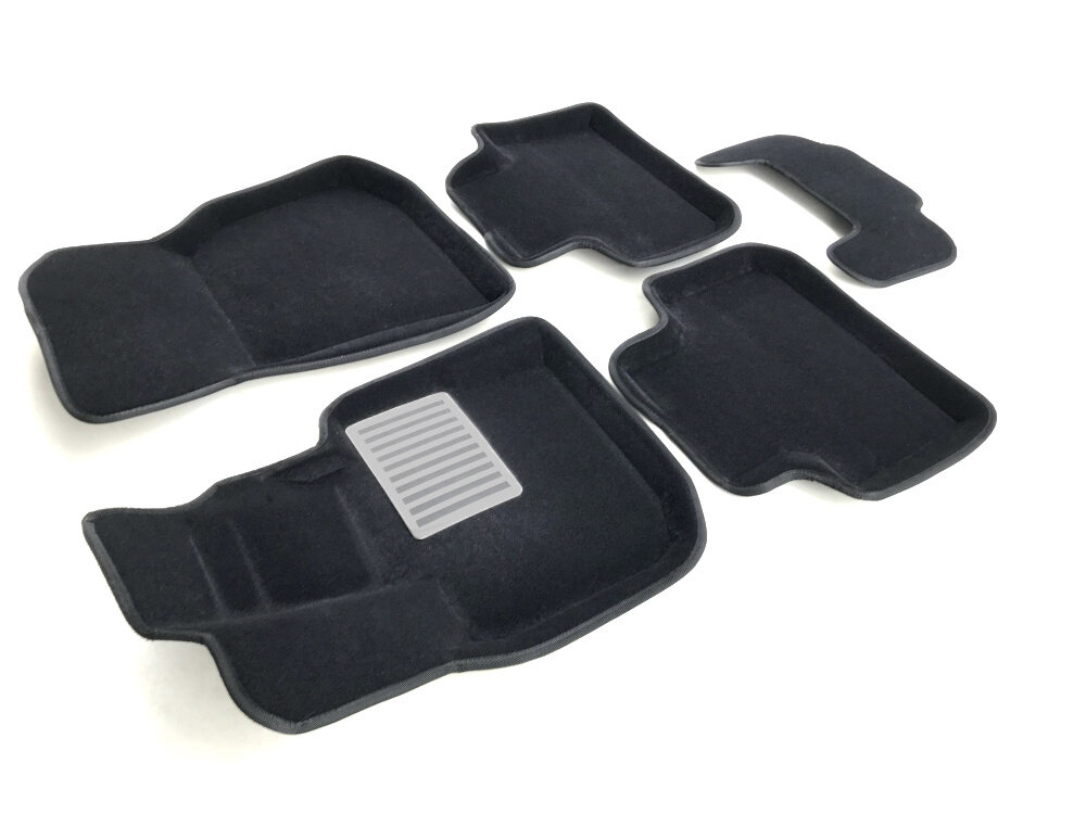 Коврики в салон текстиль 3D Business (чёрные) Euromat для BMW X3 (2017-), BMW X4 (2018-)