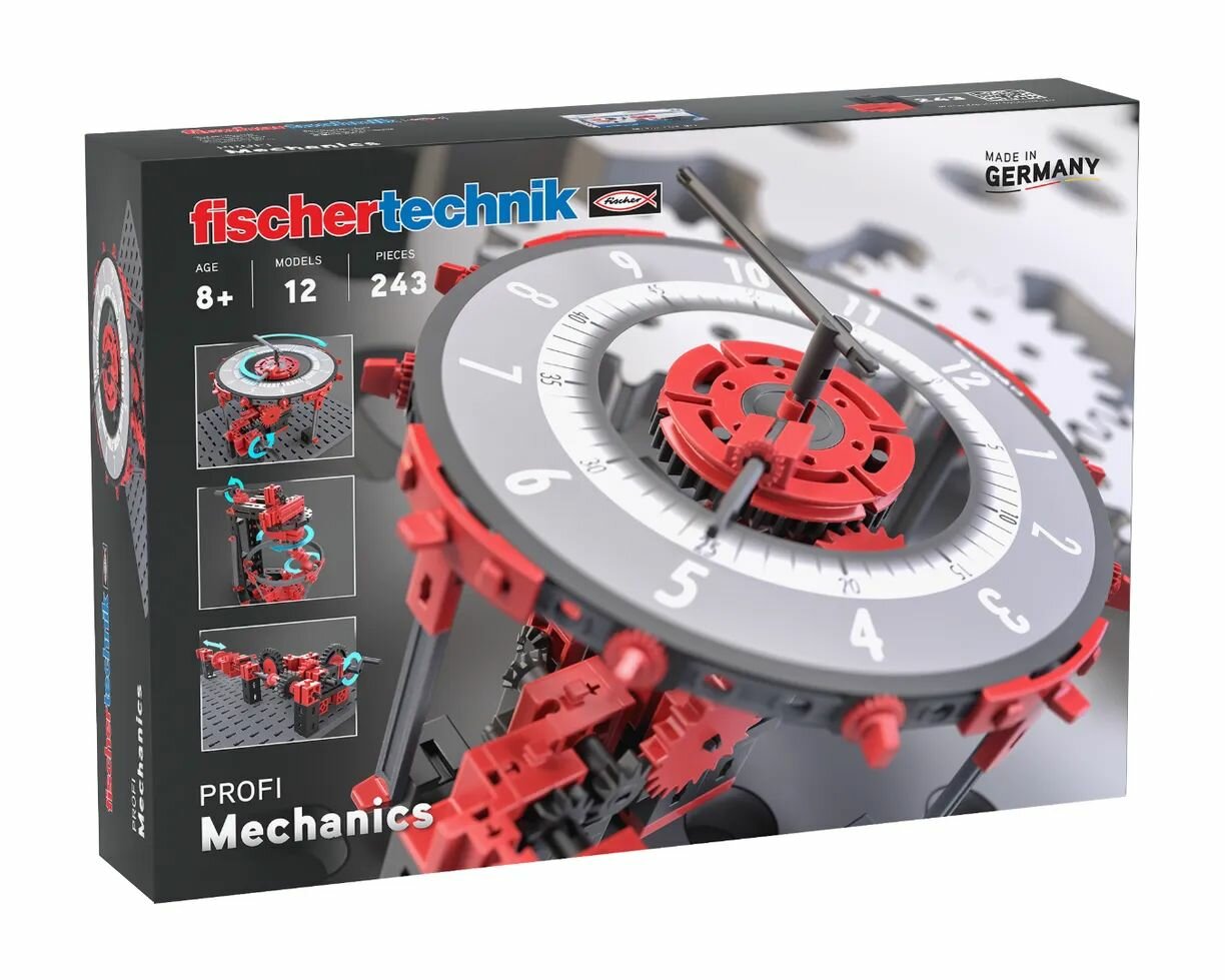 Конструктор Fischertechnik "Механика", для сборки моделей механизмов, 151-250 деталей