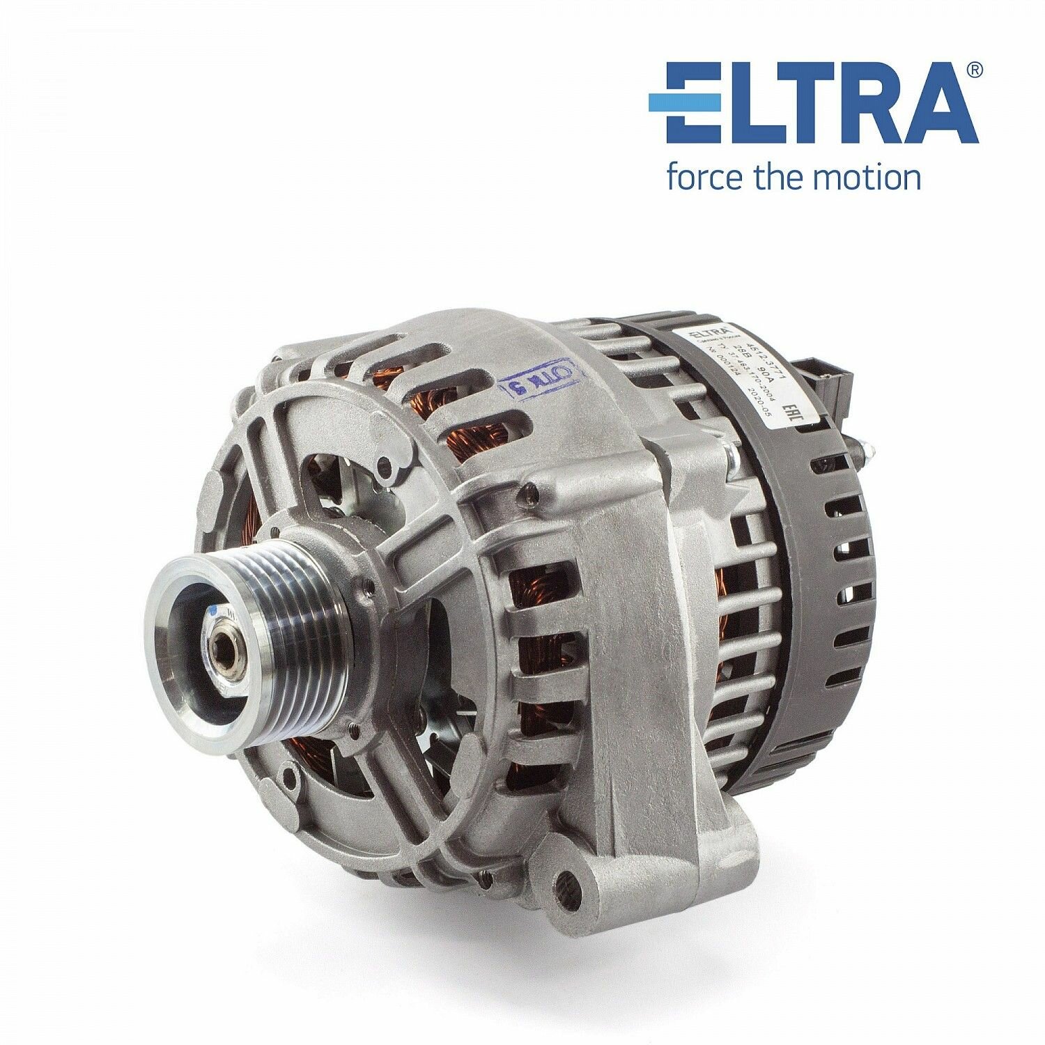 Генератор МАЗ, урал, ЛАЗ дв. ЯМЗ-236, 238, 656, 658 Евро-3 (28В, 90А) шестиручейковый