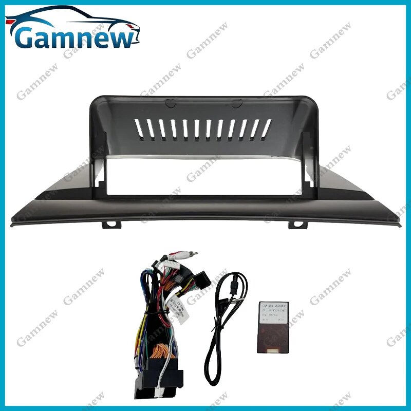 12,3-дюймовый автомобильный каркасный адаптер, декодер Canbus Box, Android-радио, аудиосистема приборной панели, комплект панели для BMW X3 (E83) 2005-2011