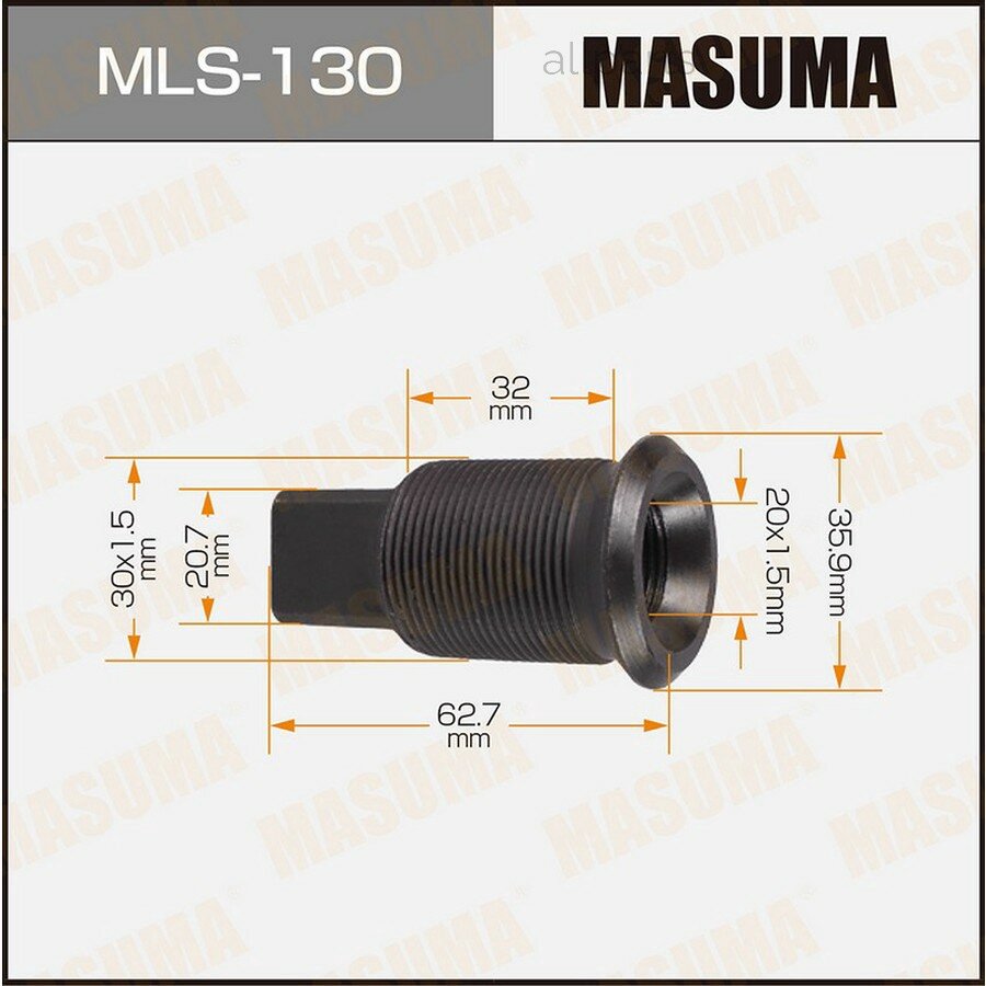 MASUMA MLS-130 футорка колесная! M30x1.5/M20x1.5\ Isuzu