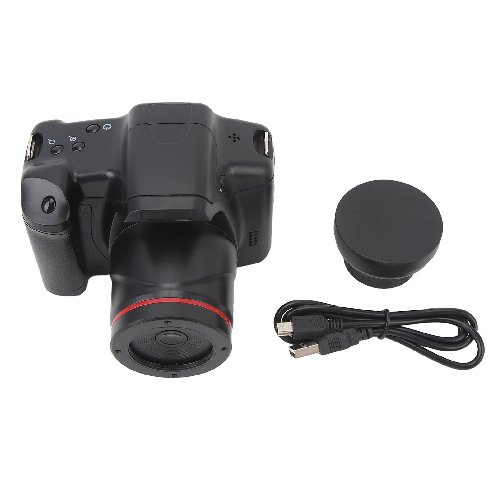2.4in Digital Camera 1080P 16MP 16x Zoom Anti Shock Autofocus Vlogging with Built in Flash Lamp