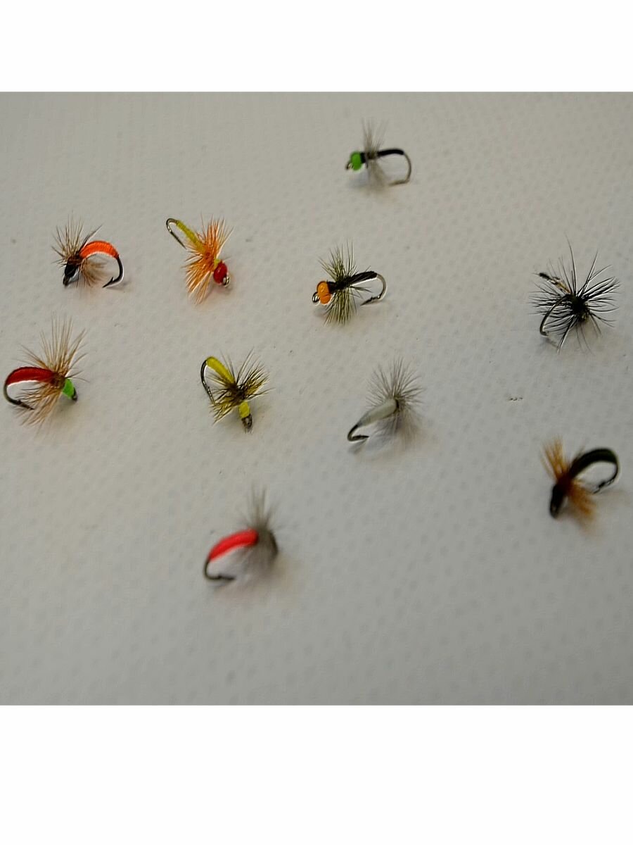 Набор верховых мух, кр.№16 (10 штук)