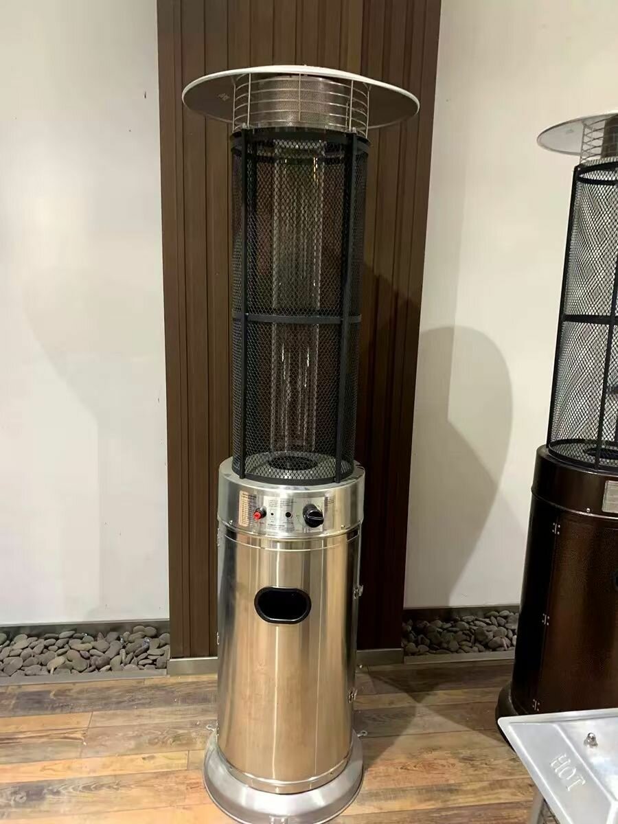 Уличный газовый инфракрасный обогреватель с комплектом для подключения, A-07T для дачи, веранды, беседки, кафе, ресторана, улицы и открытых помещений