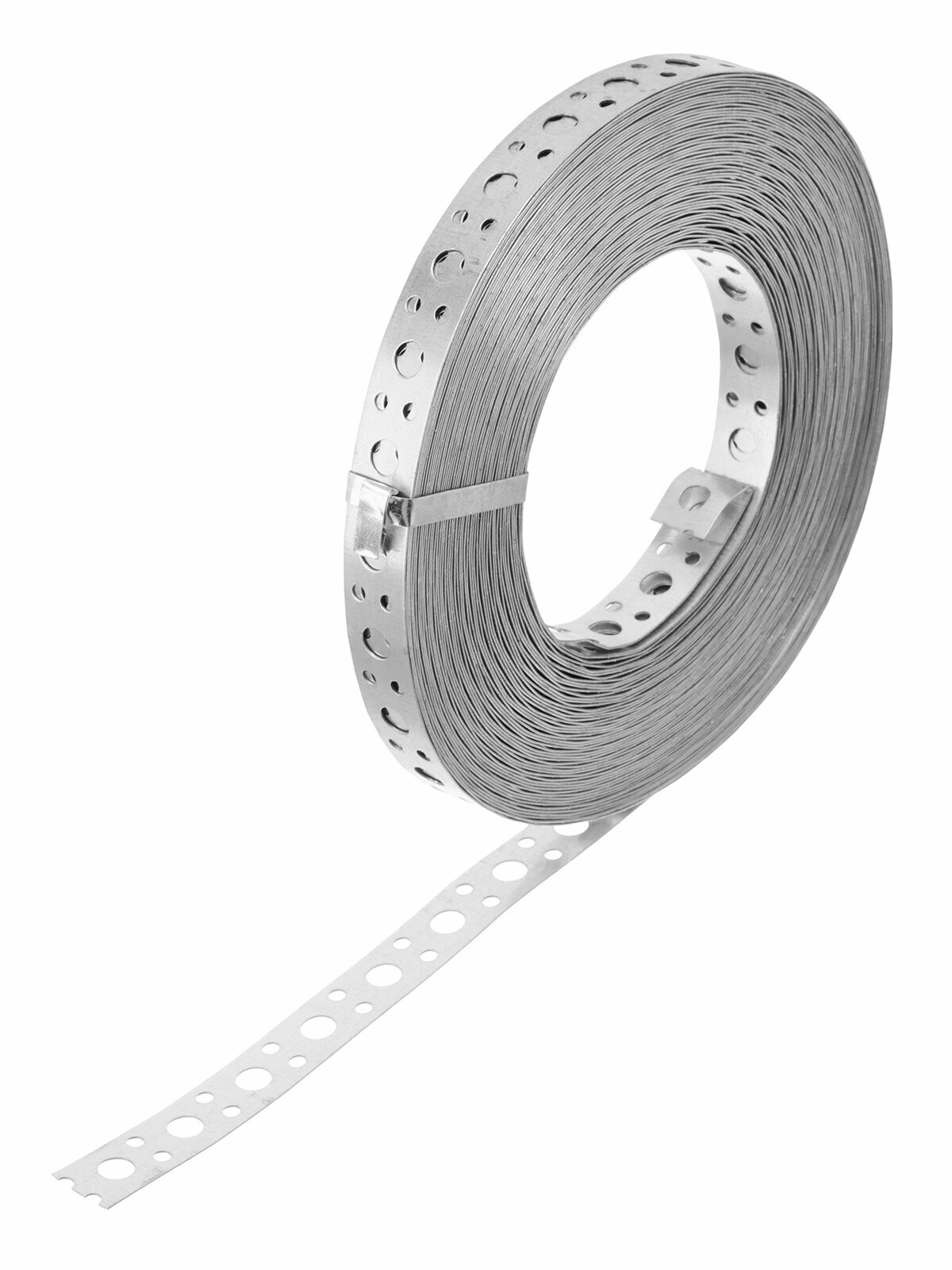 Лента перфорированная вентиляц. прямая Сибртех 0, 7 мм, LP V, 2 см х 25 м, цинк 46550