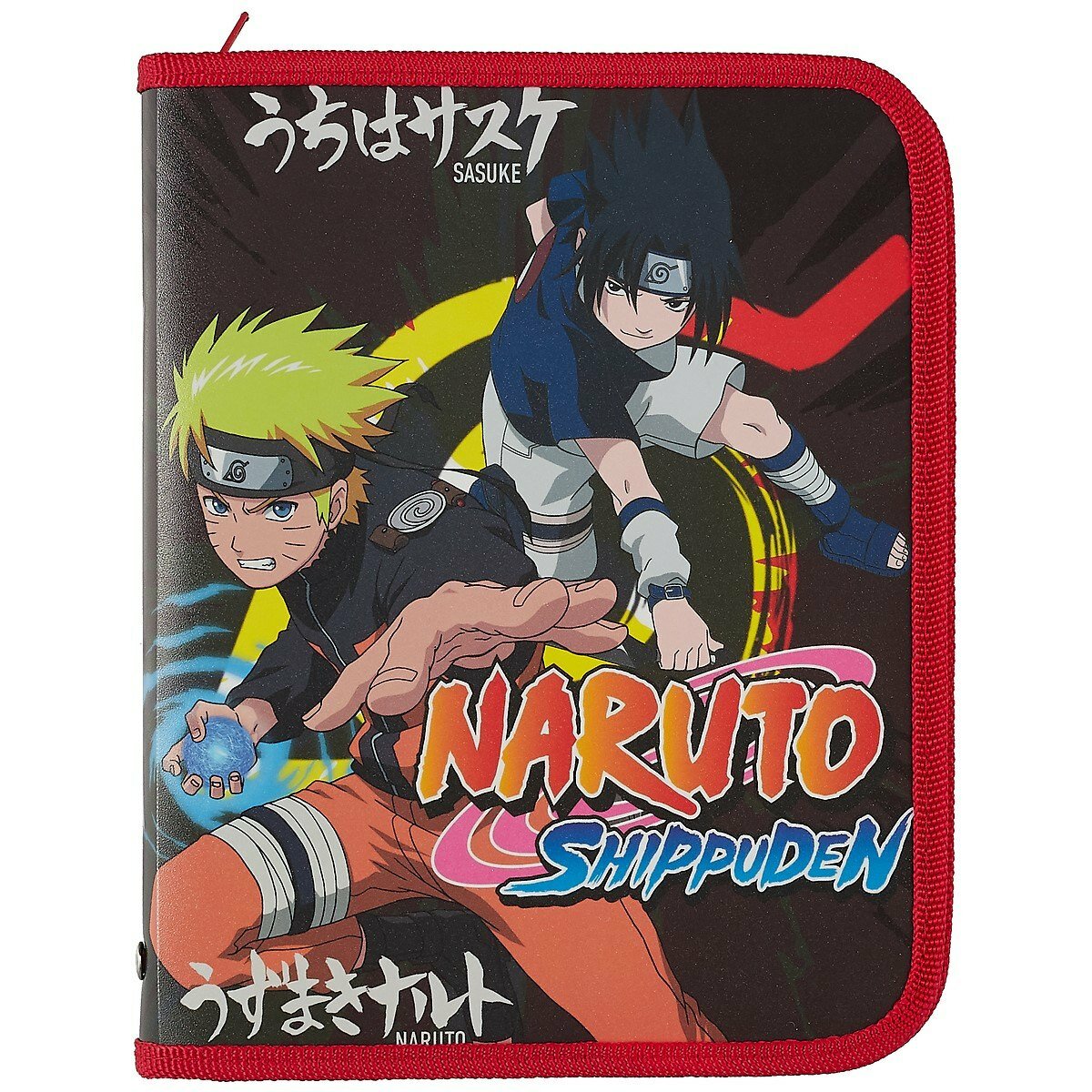 Папка для тетрадей «Naruto» А5, пластик, на молнии с трёх сторон, Academy Style