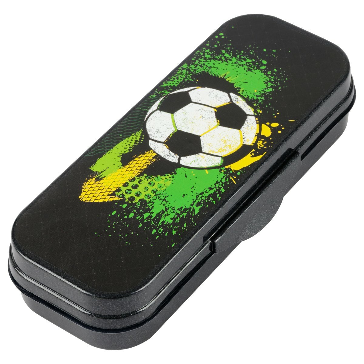 Пенал школьный "Футбол", пластмассовый, Стамм