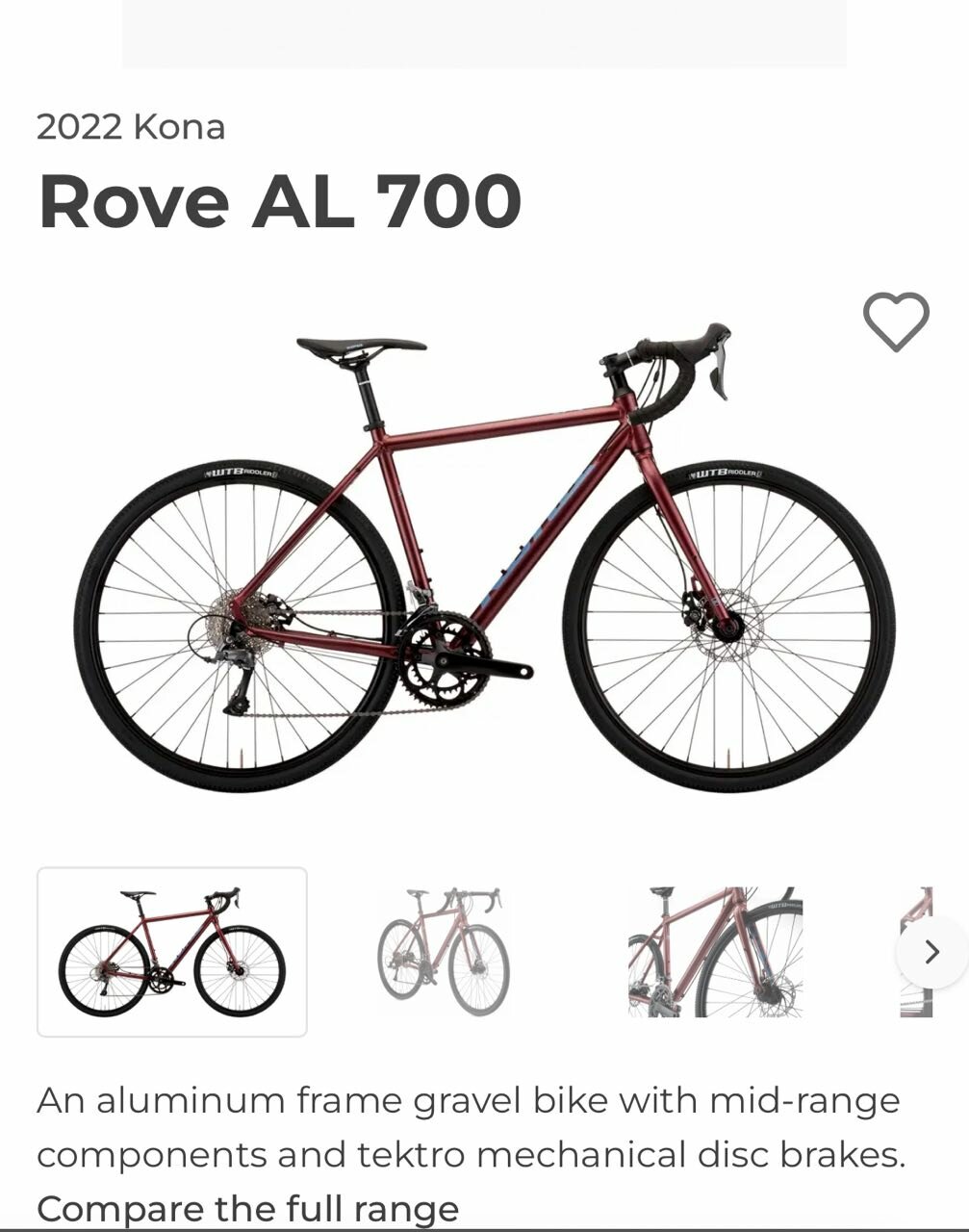 Kona Гравийный велосипед Rove AL 700 2022