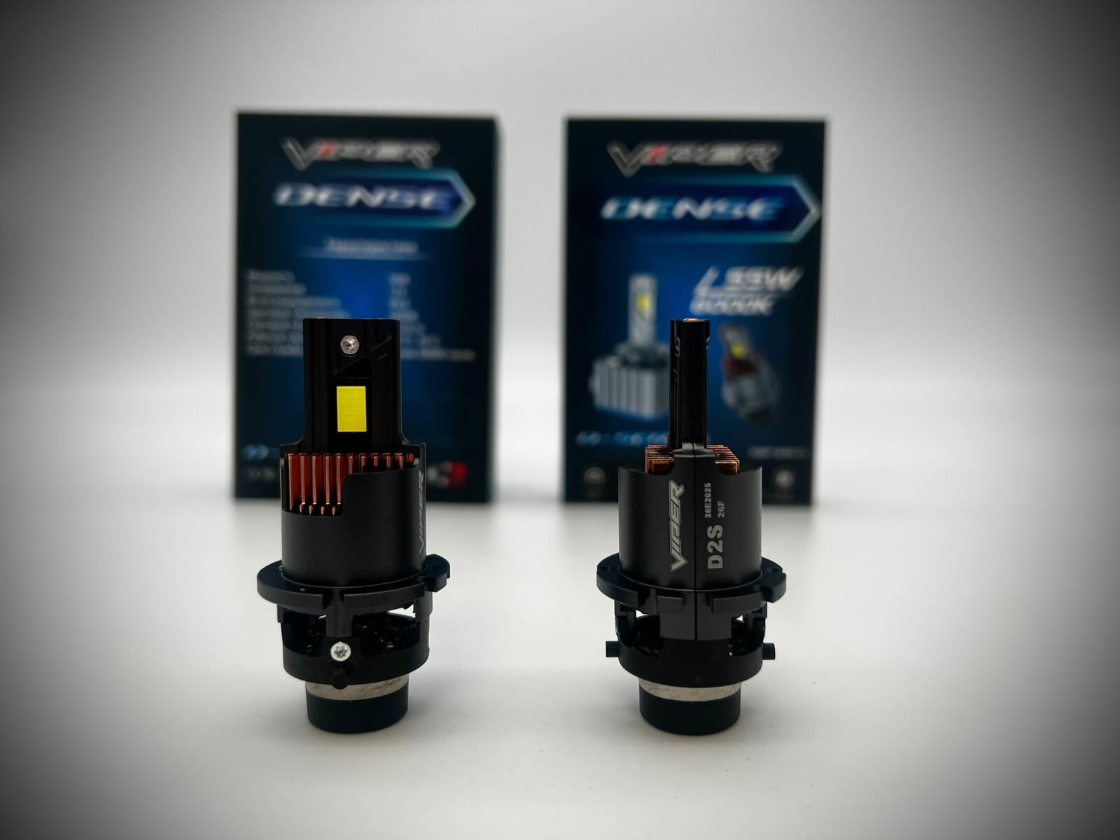 Лед лампы MINI D2S на Mitsubishi Outlander XL 2006-2012 - 55W 6000K / Viper / Д2С Led лампы вместо штатного ксенона на Митсубиси Аутлендер