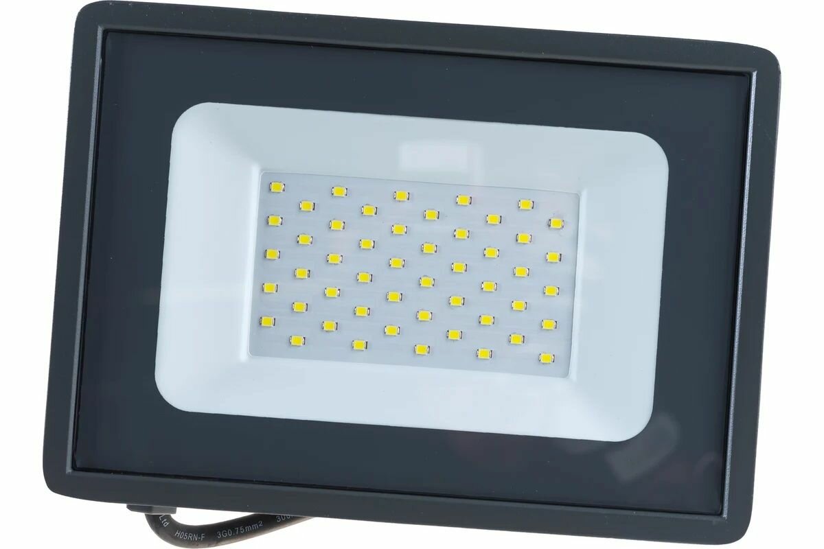 Прожектор светодиодный Фарлайт СДО 50Вт 6500К IP65, серый
