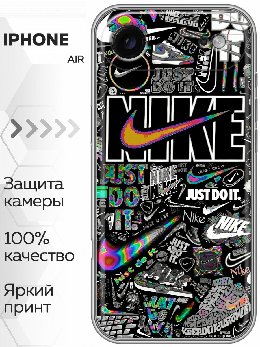 Чехол для Iphone Air с принтом Nike Найк (Айфон Эйр)