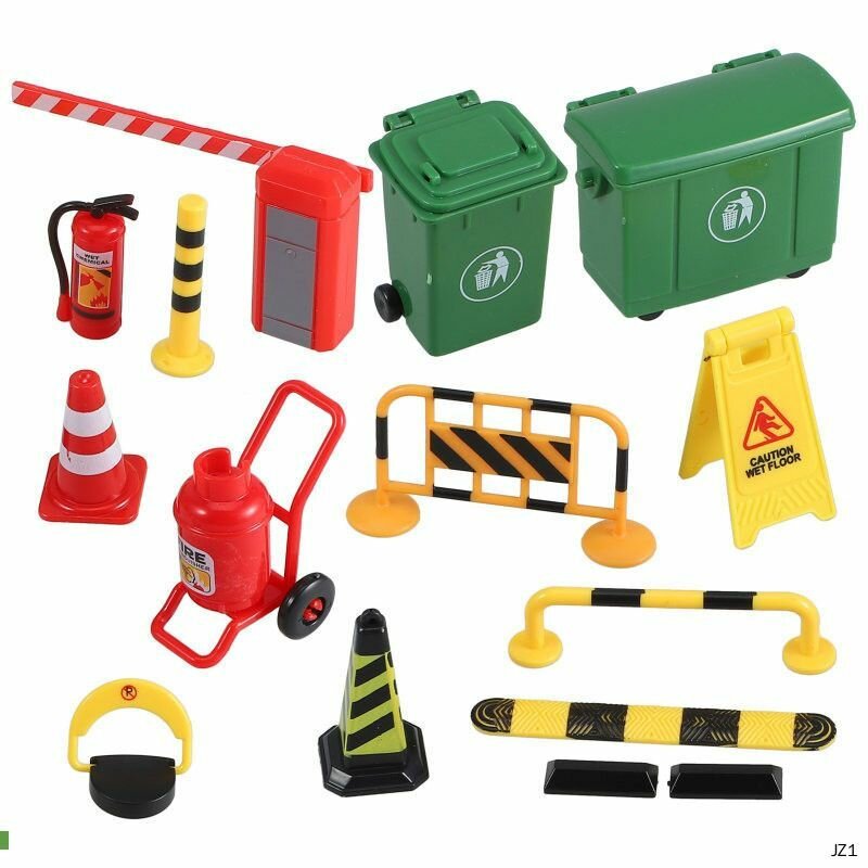 Миниатюрный дорожный контрольный скотч, игрушки для детей, блоки, знак для песочницы для детей