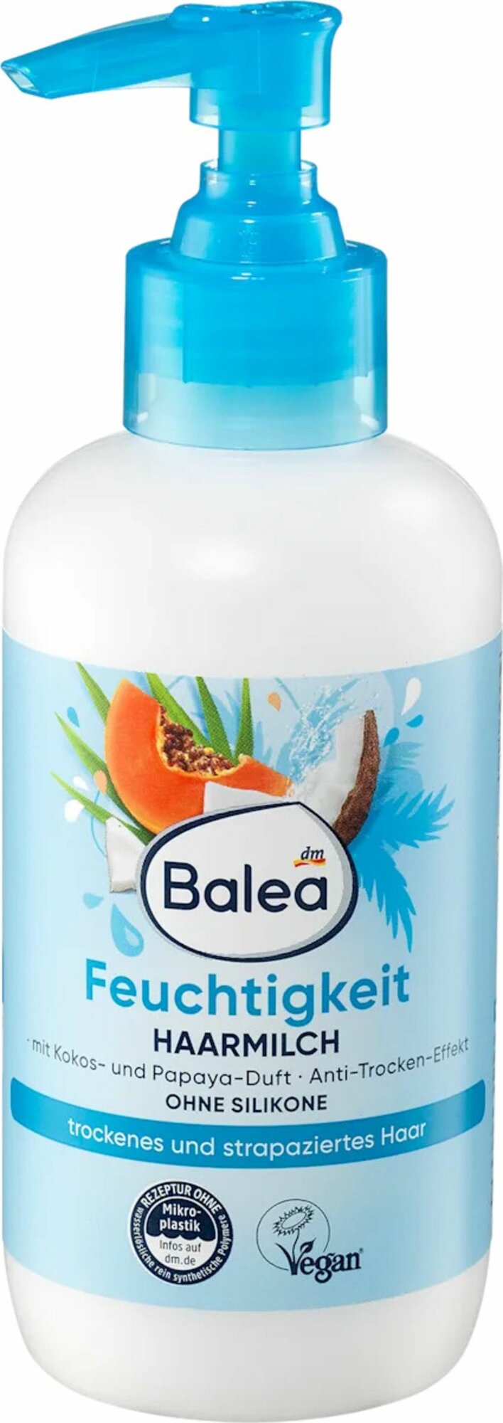 Увлажняющее молочко для волос Balea - Moisture, 200мл, 1шт