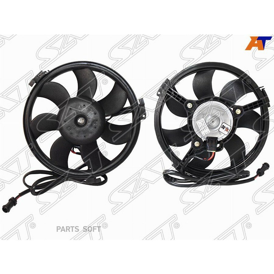 Вентилятор радиатора с мотором VW PASSAT B5/B6 / AUDI A6 97- от официального дистрибьютора, SAT, артикул STVWA72010