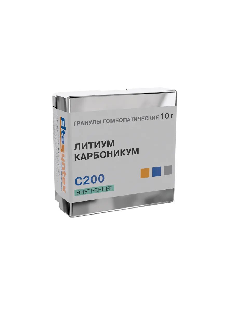 Литиум карбоникум С200, гранулы гомеопатические моно, 10 грамм , Фитасинтекс