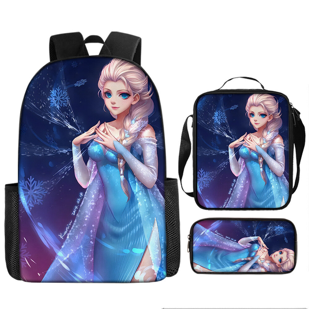 Школьная сумка для детей, детский сад, женский лед и снег, принцесса Эльзы, компьютерная сумка, водоотталкивающий костюм большой вместимости, новая сумка через границу