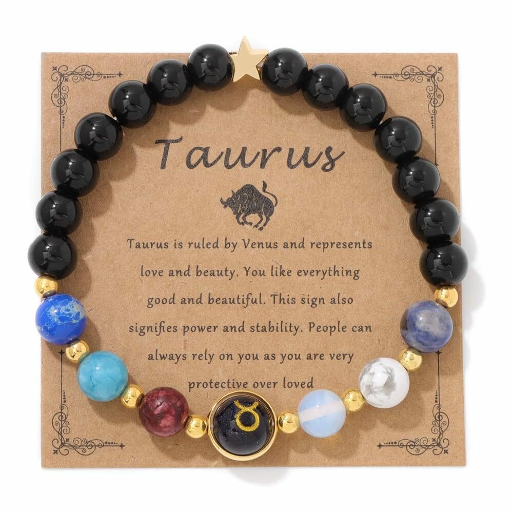 Браслет для гадания, YM Зодиак Планета 2025 Каменные бусы Женский