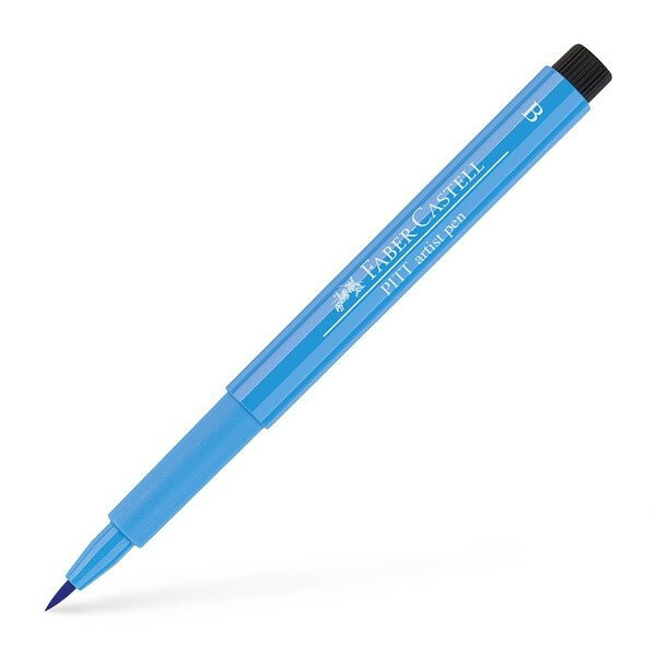Ручка капиллярная Faber-Castell PITT Artist Pen, наконечник B (Brush), цвет 146 Skyblue (FABER-CASTELL 167446)