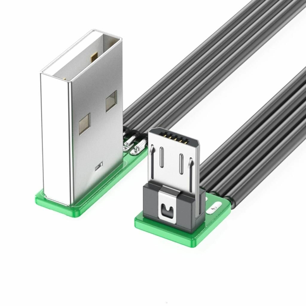 Адаптер питания, Кабель для передачи данных от USB к Micro USB Android down-5 см-USB справа