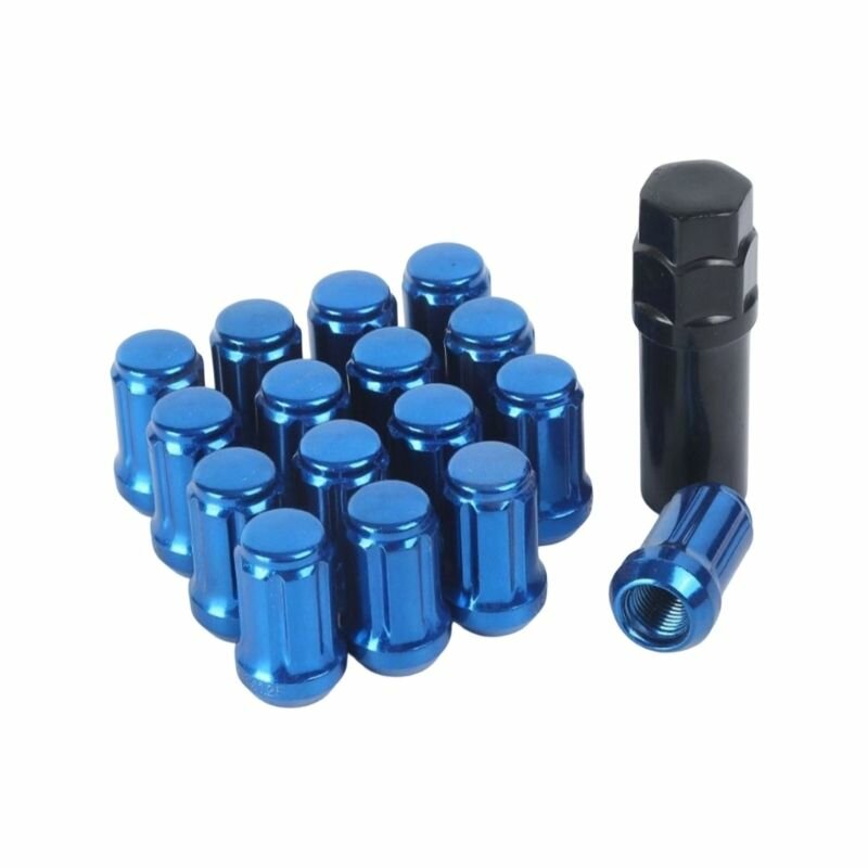 Модифицированная гайка шины, противоугонный винт колеса-синий