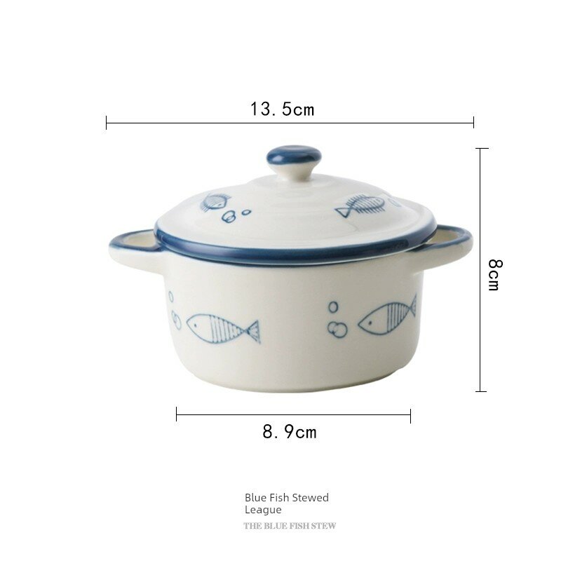 Керамический казан с крышкой для домашнего использования, пароварка, казан с функцией разделения жидкости, специальная