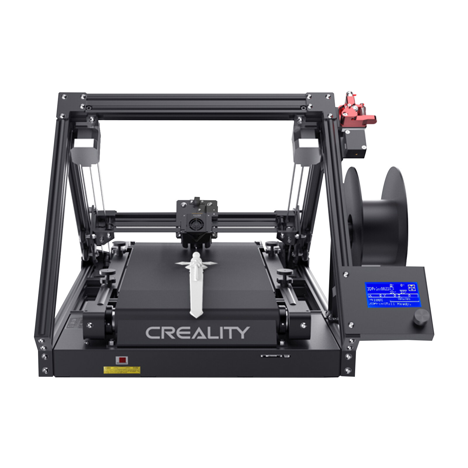 3D-принтер Original Creality 3DPrintMill для воспроизведения моделей партиями с бесконечной Z-осью печати, тихой материнской платой, поддержкой детекции филамента, возобновлением печати, 8G SD-картой и пробным филаментом PLA для дома, школы,