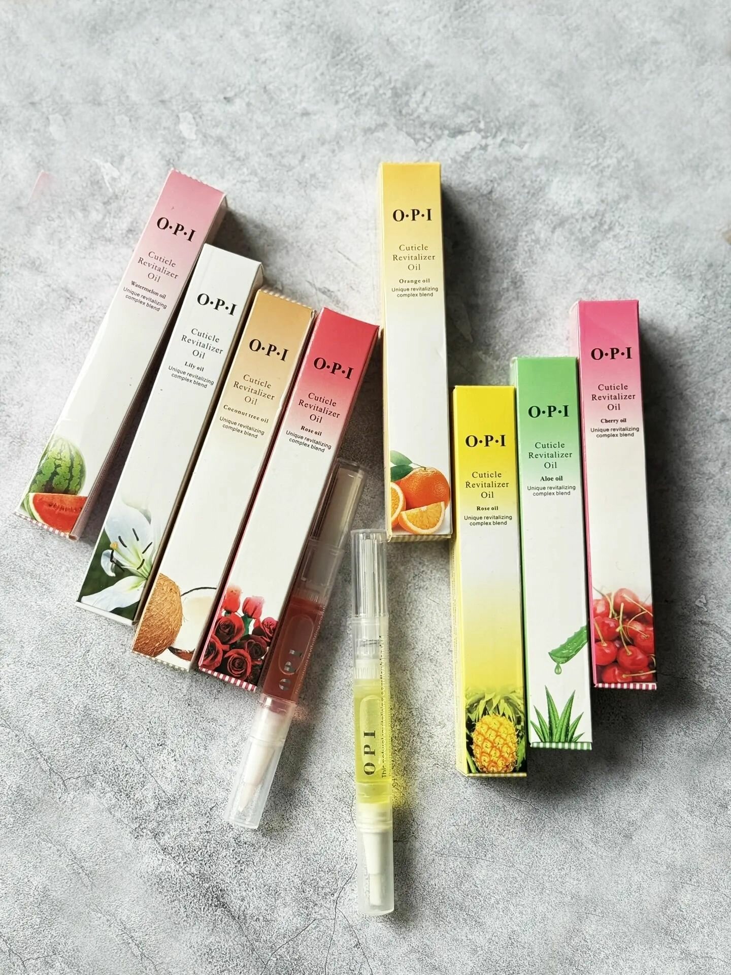 Масло карандаш для кутикулы и ногтей Mix, набор из 8 штук.