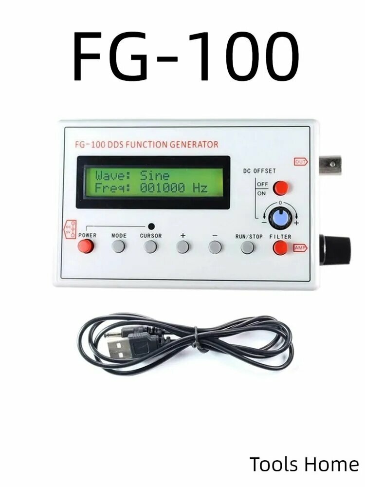 FG-100 Функция DDS Генератор Сигналов Модуль Счетчика Частоты Синус