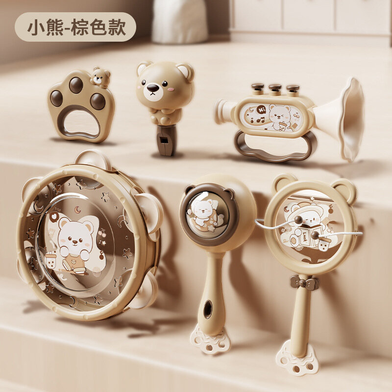 Подарок на полнолуние для новорожденных, погремушка, подарочная коробка для детей 0-1 года, 3 месяца, гель для прорезывания зубов, жевательная успокаивающая игрушка для малышей