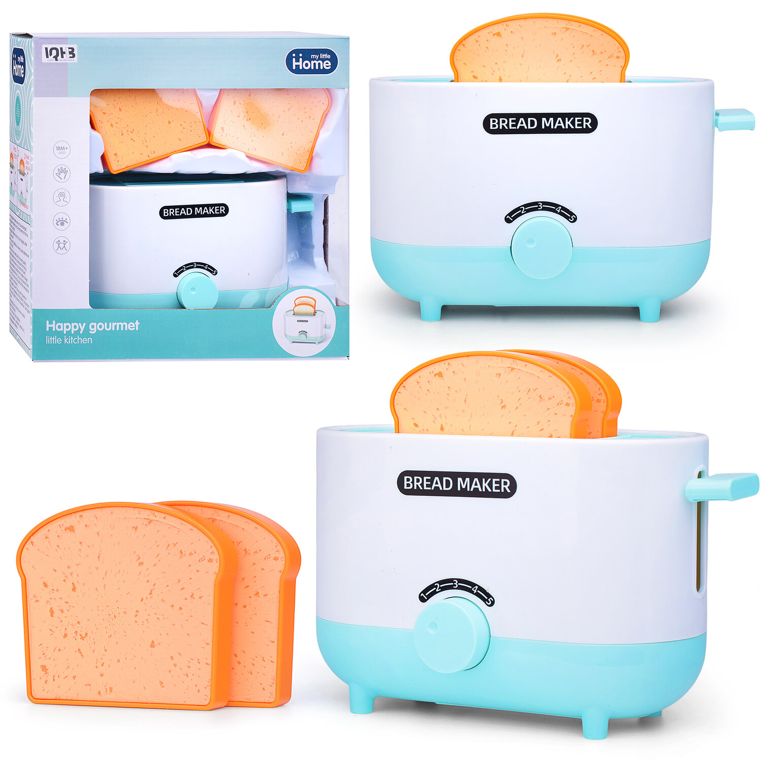 Бытовая техника игрушечная "Тостер", 15*6,5*9 см, детям от 3 лет