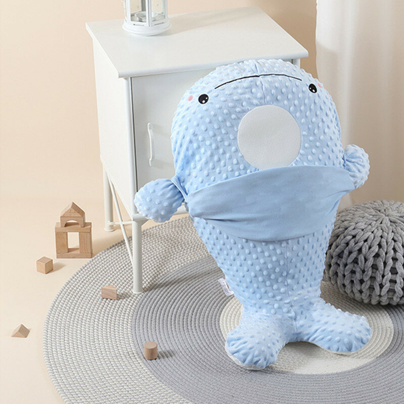 Большая белая китовая подушка для вентиляции для новорожденных, комфортная подушка для весны и лета, подушка для объятий, артефакт для времени на животике, плюшевая игрушка