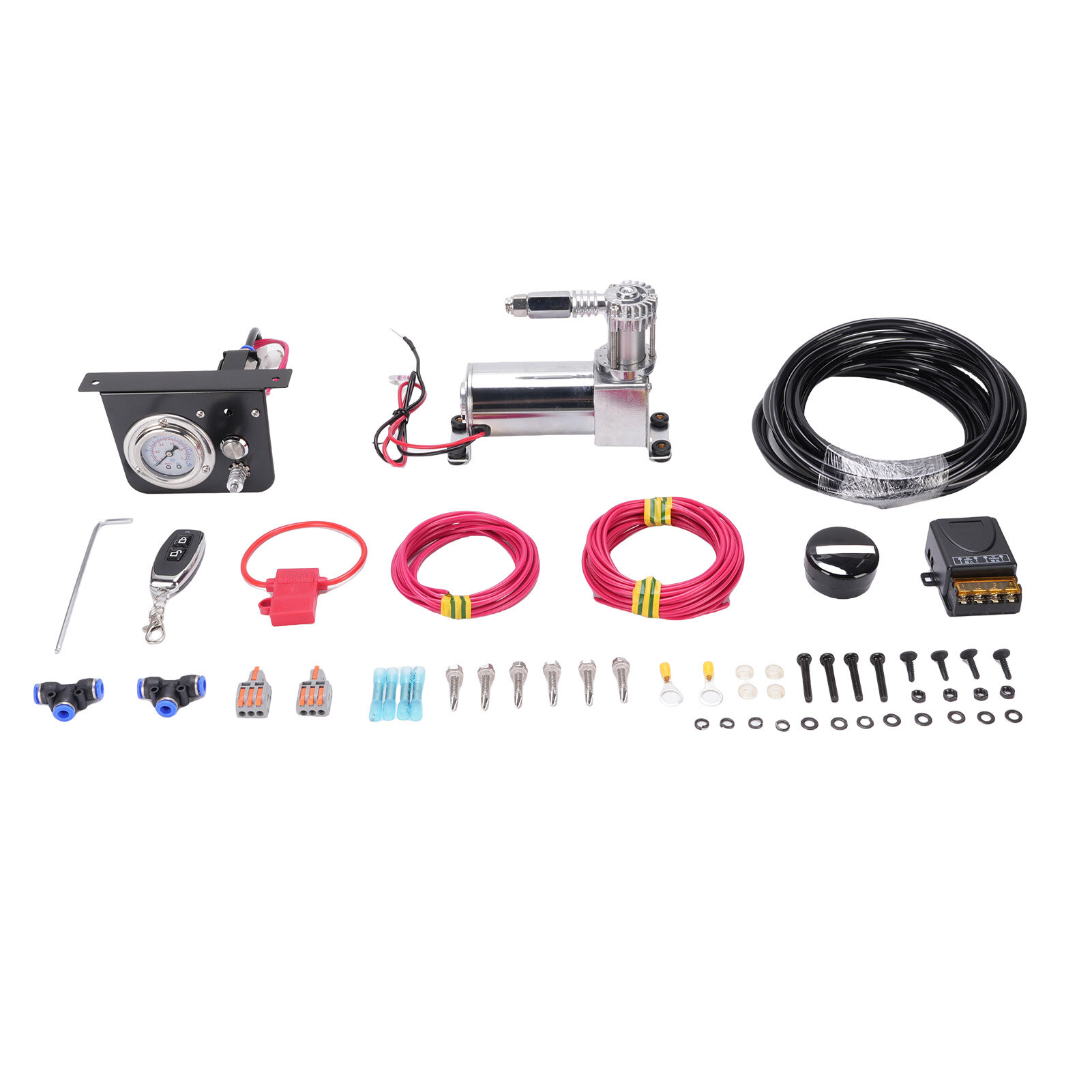 Комплект управления пневморессорами 12V 100PSI, быстрая накачка, компрессор для грузовиков