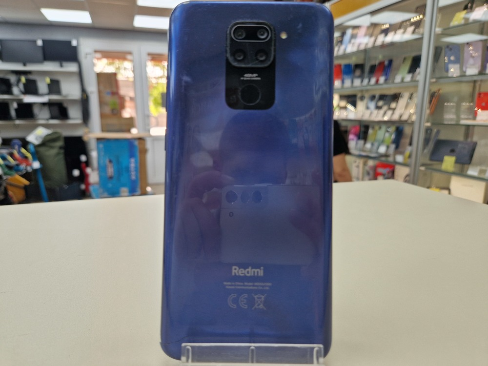 Смартфон Xiaomi Redmi Note 9 3/64 ГБ RU, Dual nano SIM, полуночный серый