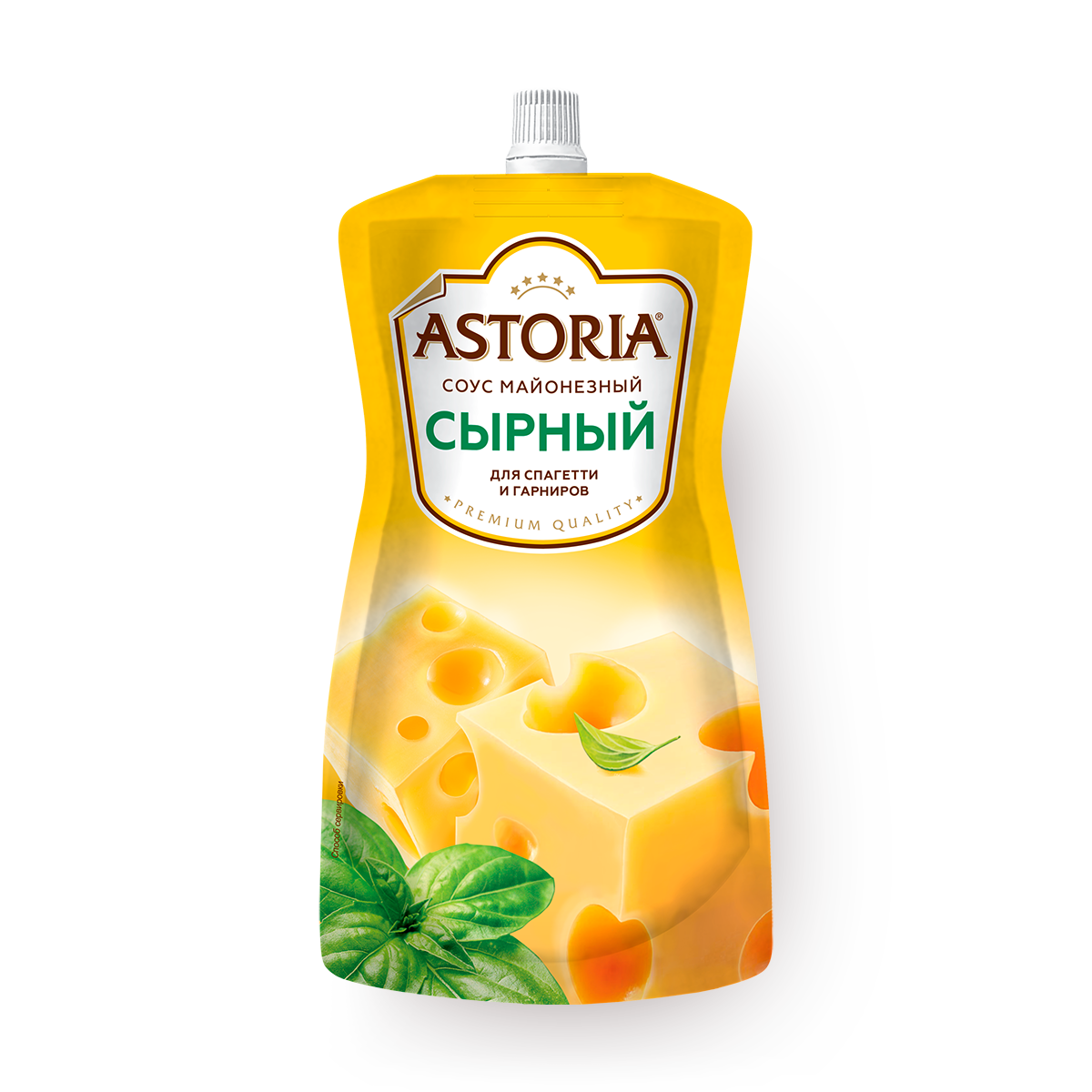 Соус майонезный Astoria Сырный, для спагетти, 233 грамм, дой-пак